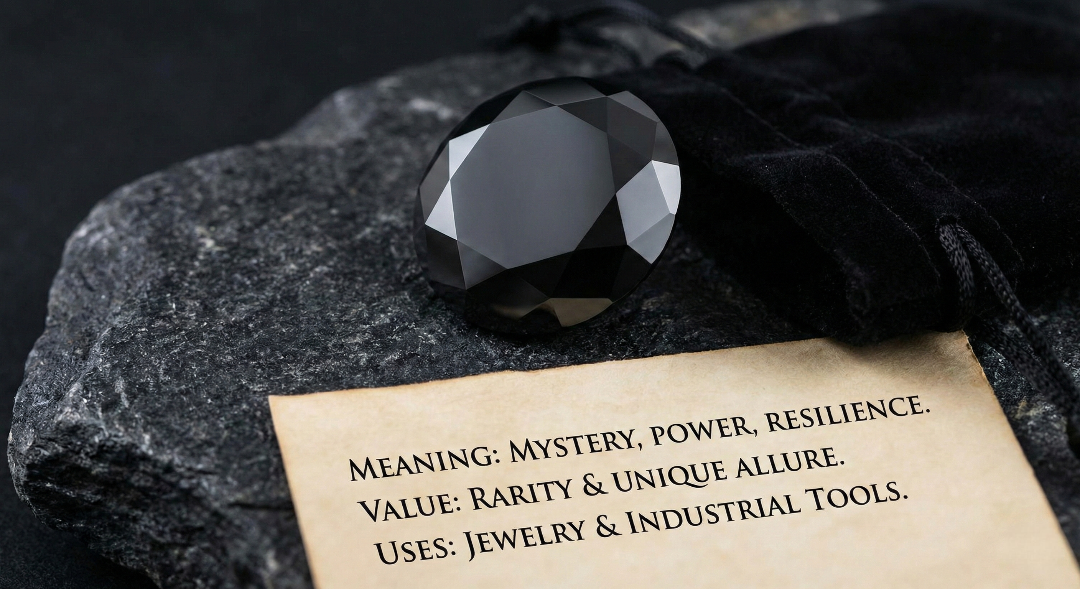 What Is a Black Diamond? Meaning, Value & Uses – Shree Diamond Mfg